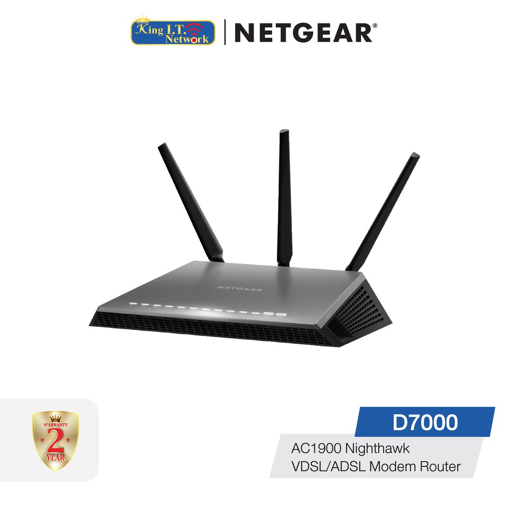 NETGEAR (D7000) Nighthawk AC1900 WiFi VDSL/ADSL Modem Router | Shopee ...