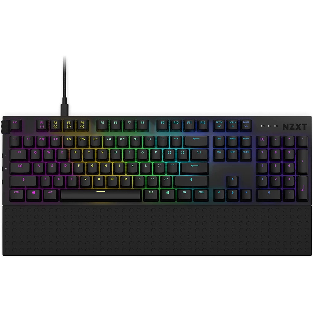(US) NZXT Function Full-Size PC Gaming Mechanical Keyboard Warranty: 2 ...