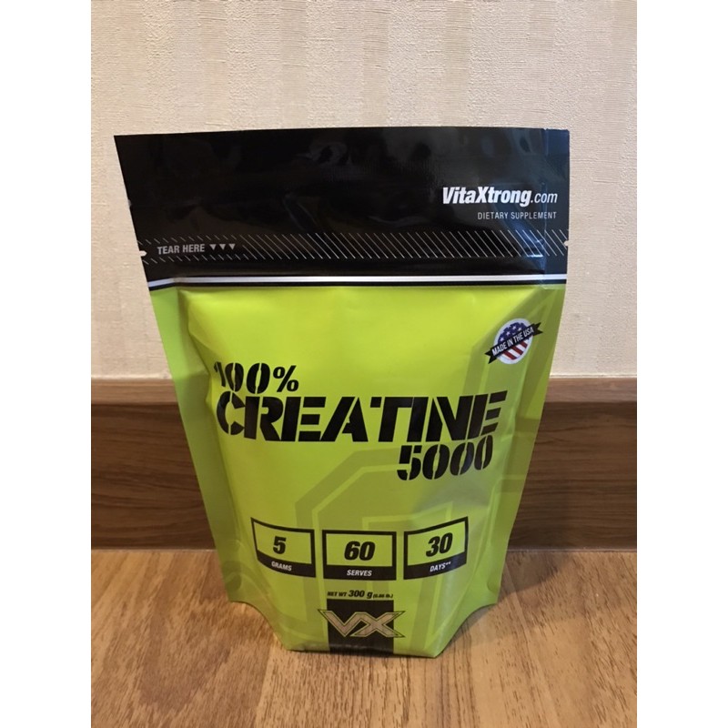VX 100% PURE CREATINE 5000 เพิ่มพลังและแรงให้กล้ามเนื้อ | Shopee Thailand