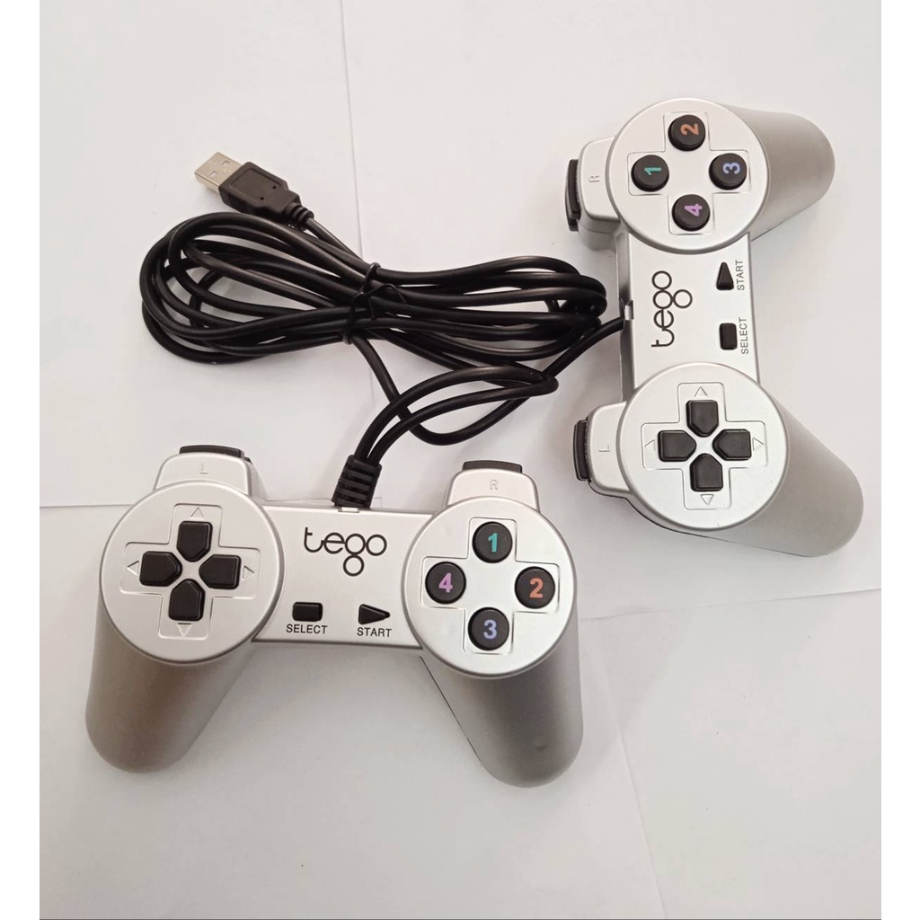 JOY GAME USBอุปกรณ์เล่นเกม จอยเกมส์ จอยแบบคู่ จอยคอม เป็นสายยูเอสบี1สาย ...