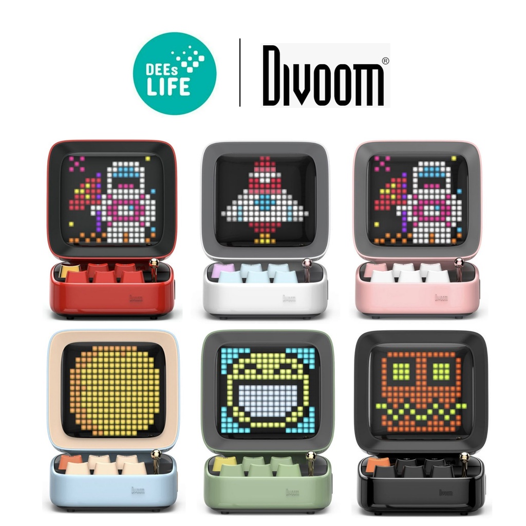 Divoom Ditoo Plus ลำโพงขนาดกะทัดรัด | Shopee Thailand