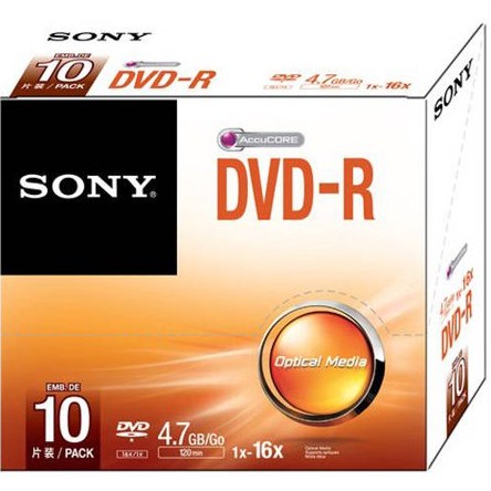 [ลดล้างสต็อค]SONY แผ่น DVD-R โซนี่ แผ่นเดี่ยวแพ็คใส่ซอง (แยกมาจาก ...