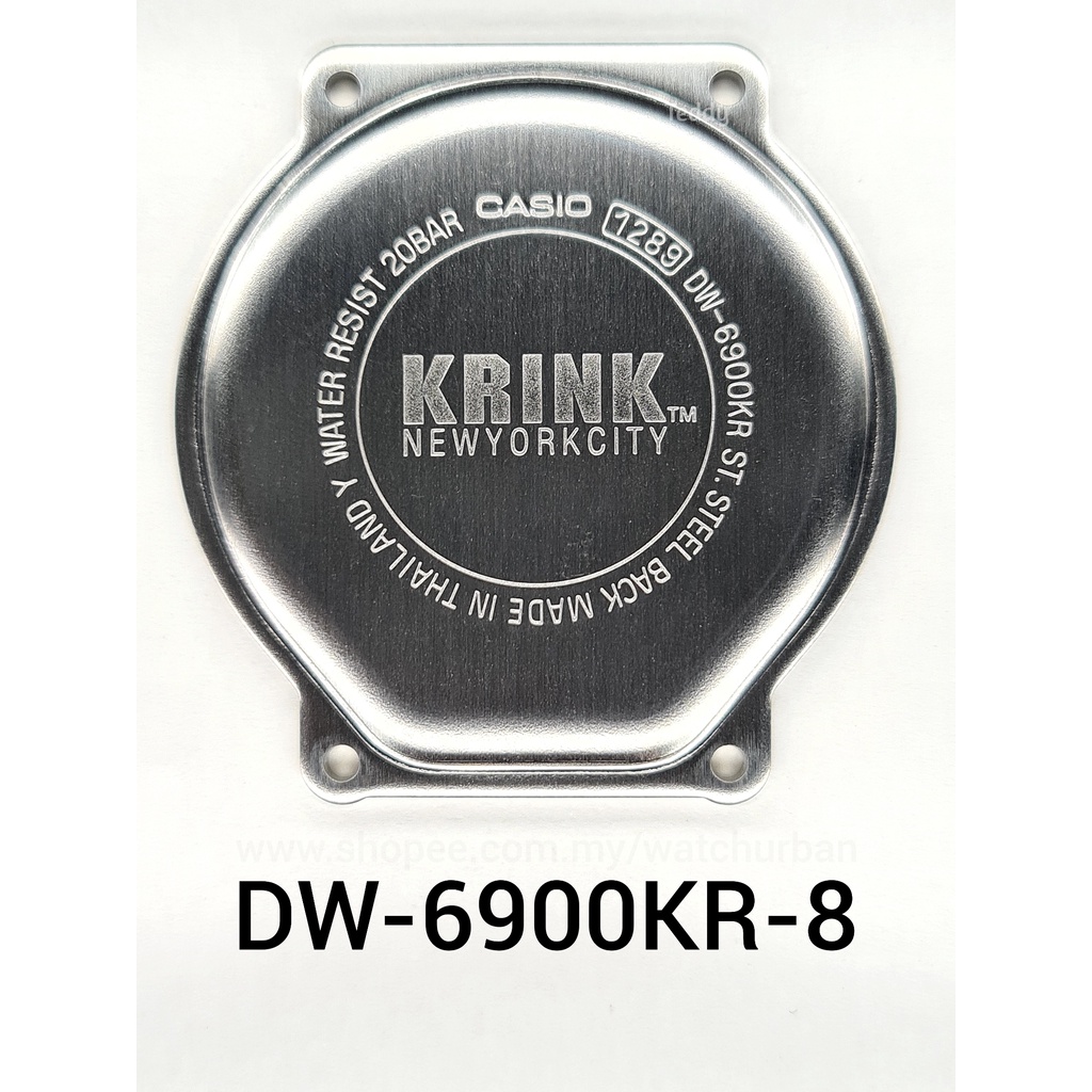 Casio G-SHOCK COVER BACK ASSEMBLY DW6900 DW6600 BACKCASE DW-6900 ...