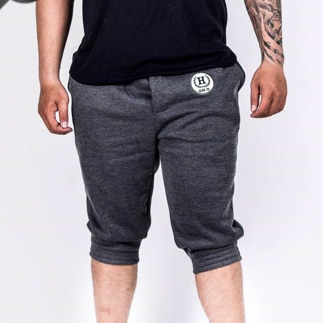 กางเกงสามส่วน พรีเมี่ยม ผ้าวอร์ม รหัส WT310 H72 สีเทาเข้ม | Shopee Thailand