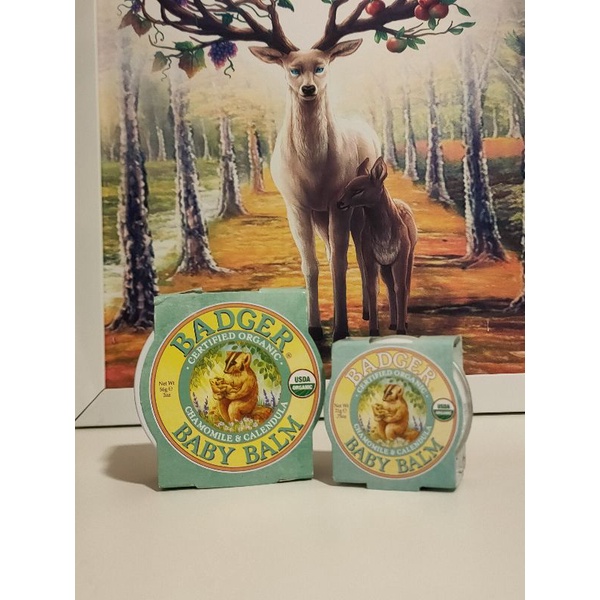 Badger Baby Balm บาล์มทาผิวสำหรับเด็กจาก Badger, Chamomile & Calendula ...