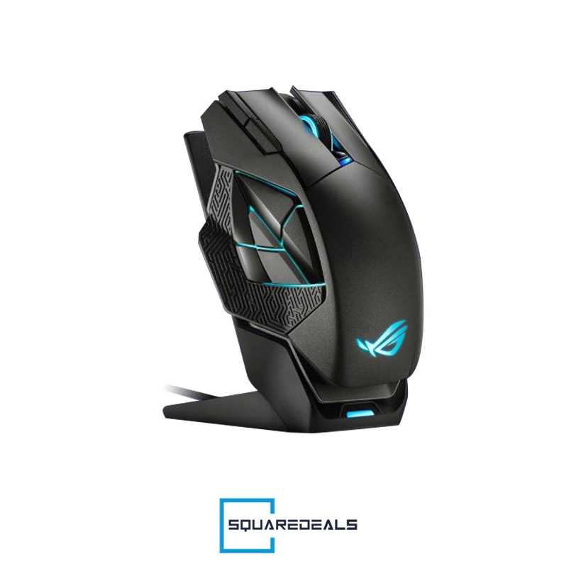 Asus ROG Spatha X Wireless Wired Gaming Mouse with Charging Stand 19K ...