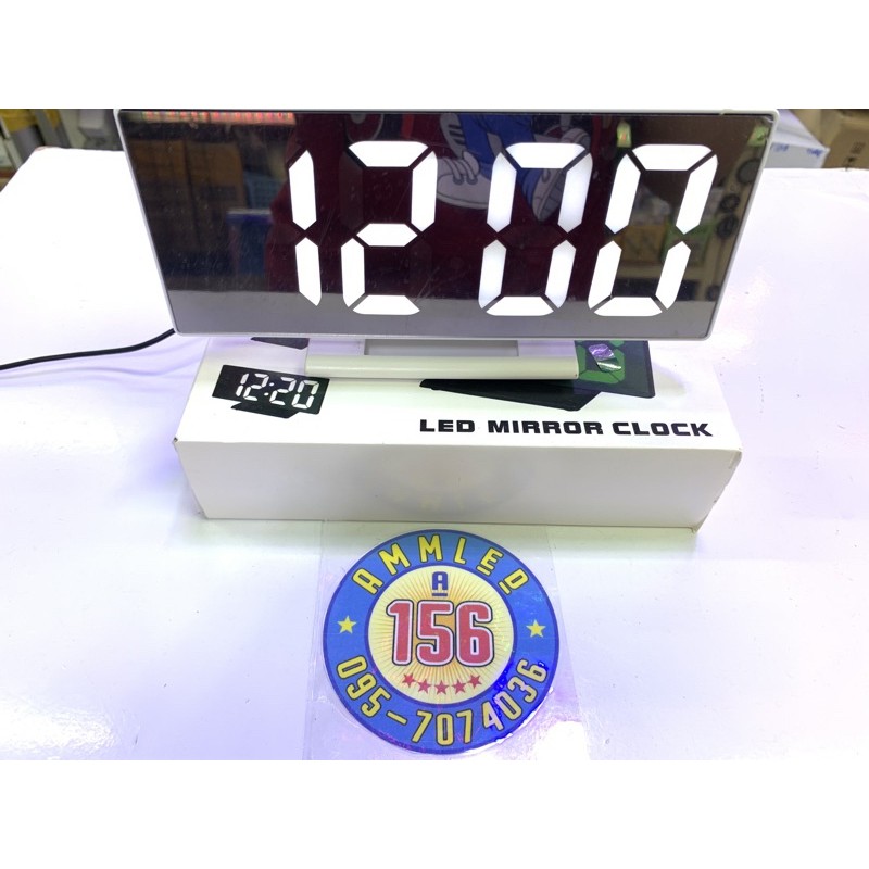 นาฬิกาใช้ในรถได้ นาฬิกาใช้ในบ้านได้ ตั้งโต๊ะได้ เสียบ USB 5v ตั้งปลุกได้ วันอุณหภูมิได้ รุ่น DS ...