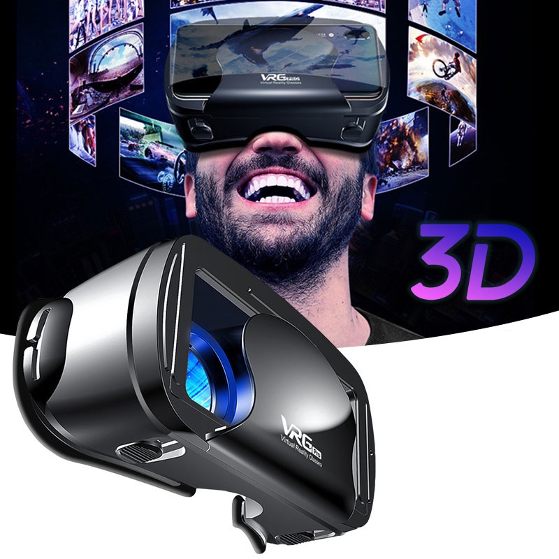 Original VRG Pro 3D VR Glasses Virtual Reality Full Screen Visual Wide ...