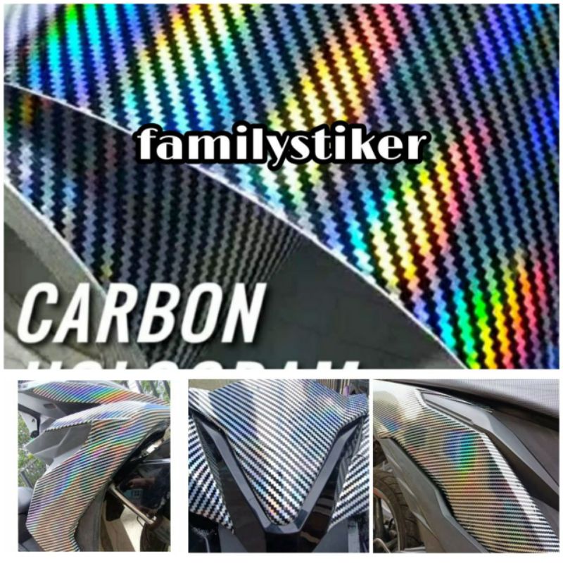 Skotlet คาร์บอน HOLOGRAM สติ๊กเกอร์ RAINBOW KEVLAR MOTORCYCLE SCOTLET ...