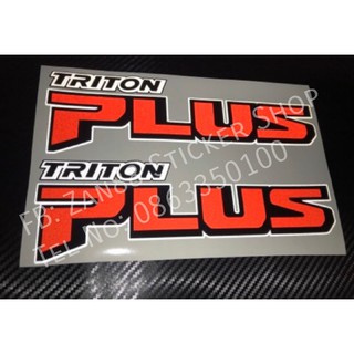 Sticker สติ๊กเกอร์ดั้งเดิม 4x4 diff-lock TRITON PLUS 2019 (มิซูบิชิ ...