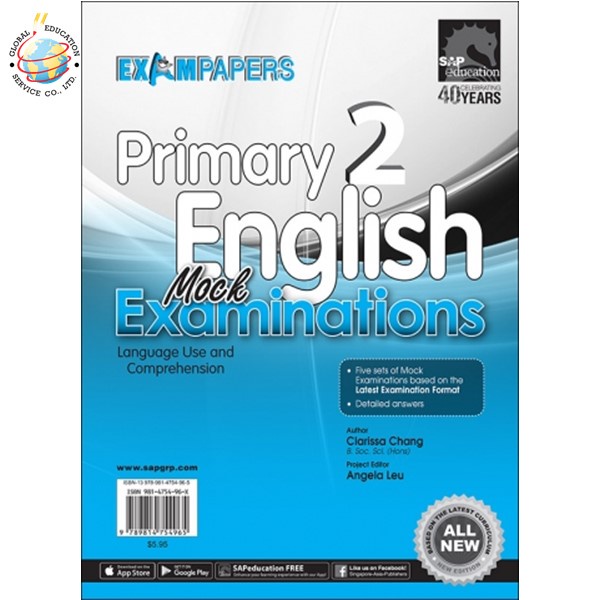 Global Education หนังสือแบบทดสอบภาอังกฤษ ป.2 Primary 2 English Mock ...