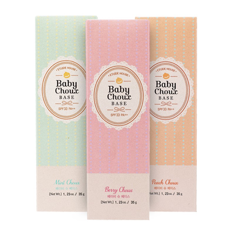 Etude House Baby Choux Base SPF33 PA++ 35g เบสเนื้อมูส สุดปัง | Shopee ...
