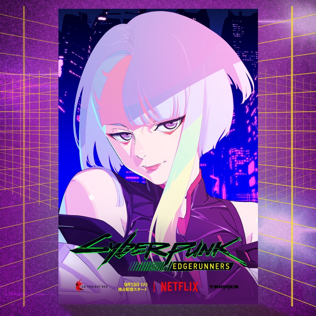 Poster Cyberpunk: Edgerunners โปสเตอร์ ไซเบอร์พังก์ อาชญากรแดนเถื่อน ...