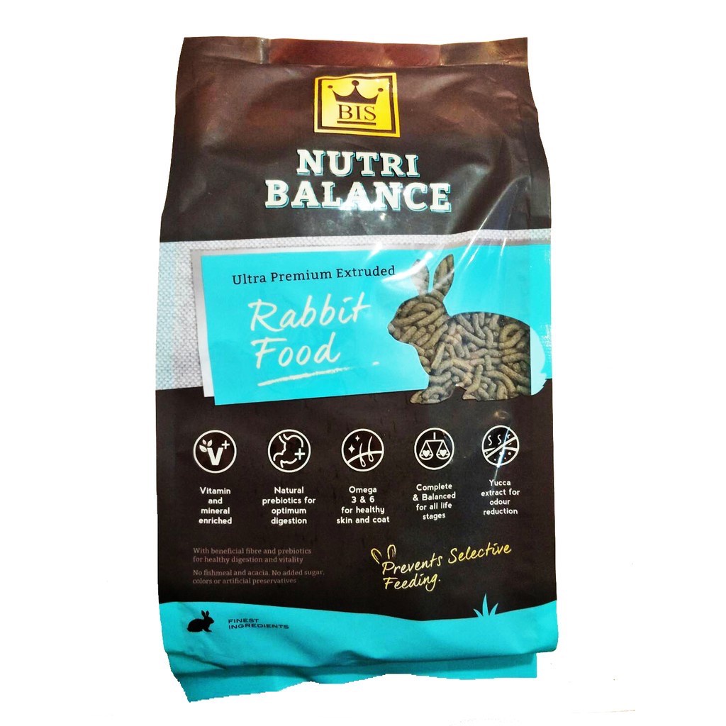 BIS Nutri-balance Ultra Premium Rabbit Food อาหารกระต่าย เกรดอัลตร้าพรี ...