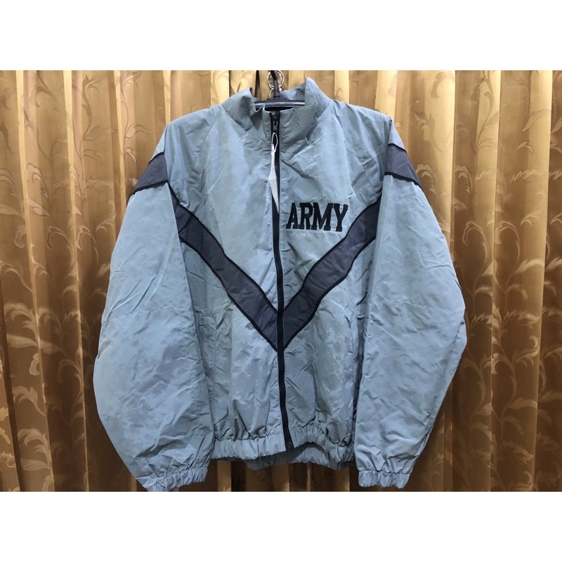 เสื้อแจ็คเก็ต US Army IPFU Physical Fitness Jacket Grey/Black ...