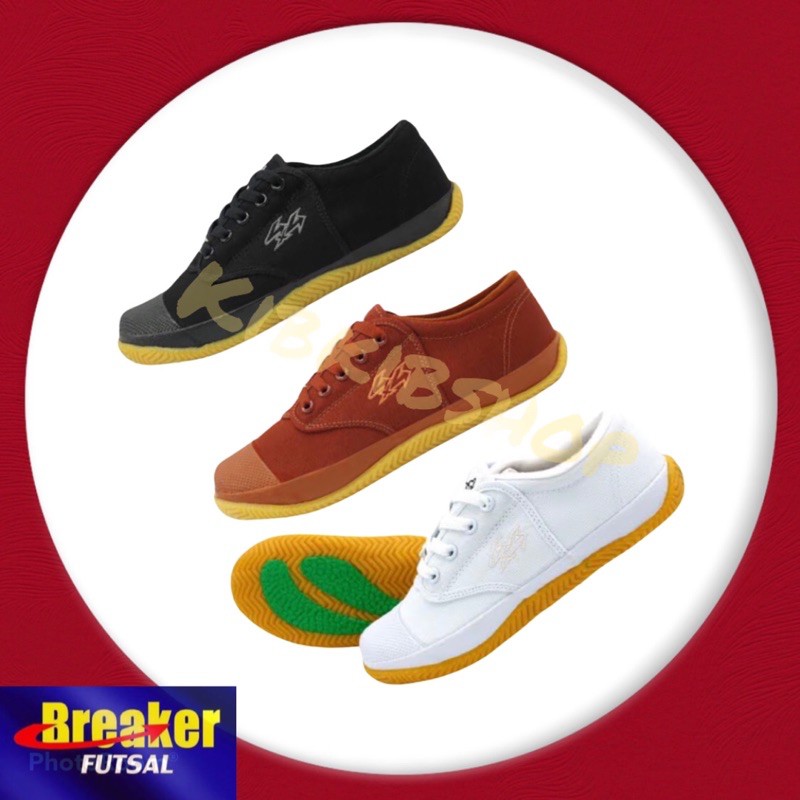 Breaker Futsal BK4 รองเท้าผ้าใบนักเรียน(พื้นเหลือง) | Shopee Thailand