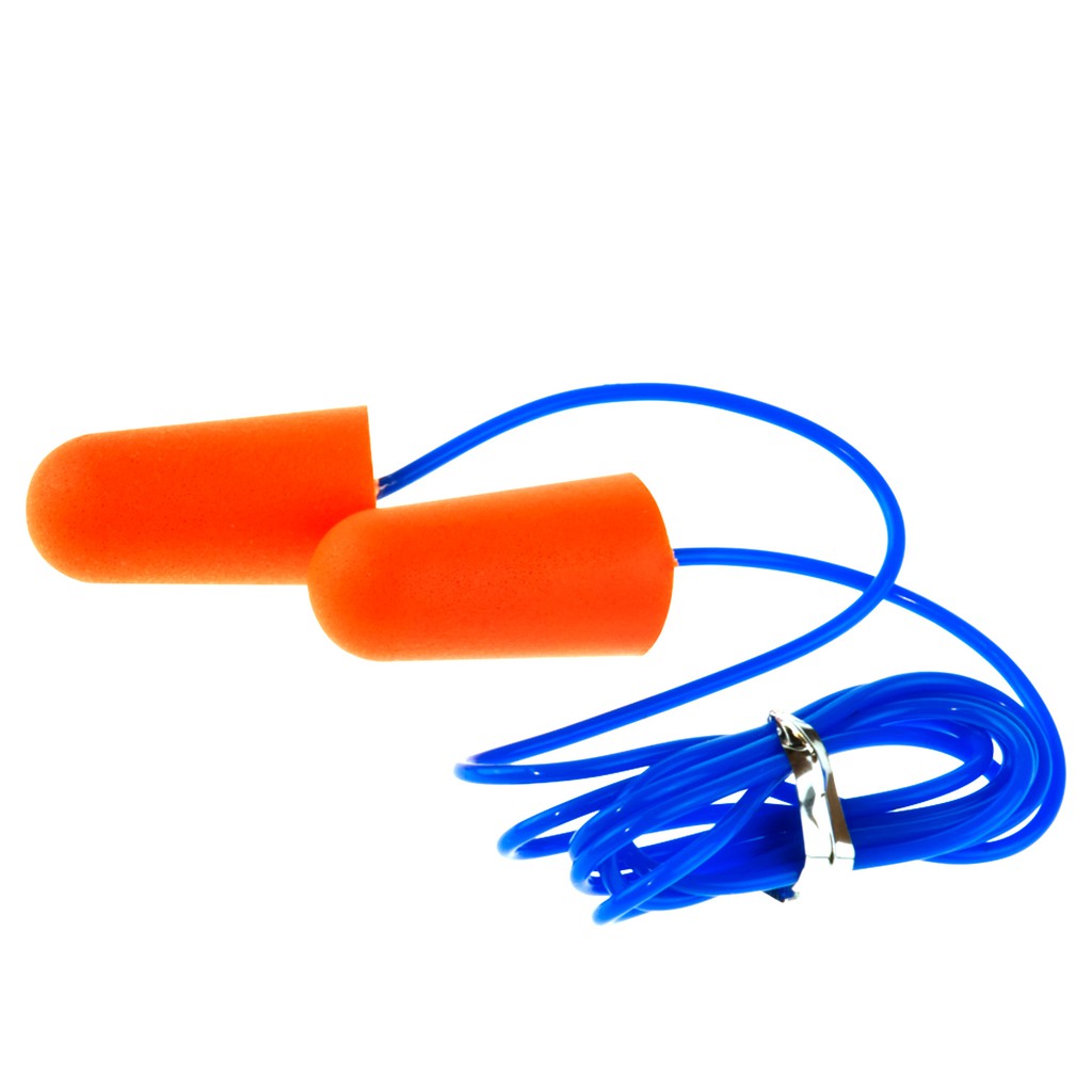 EC1001C PU FOAM EAR PLUG ที่อุดหูลดเสียง พียูโฟม มีสาย พองตัวช้าไม่เจ็บ ...