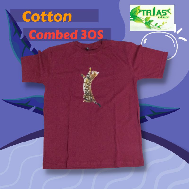 BENGAL CAT T-SHIRTS/SHAL CAT T-SHIRTS/เสื้อยืดแมว/เสื้อยืด ANIMAL/เสื้อ ...