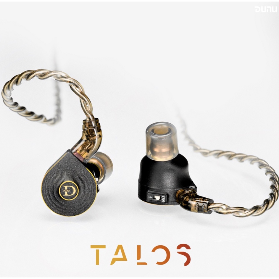 Dunu TALOS หูฟังอินเอียร์ 14.6 มม. และไดรเวอร์ 2BA ไฮบริด HiFi 0.78 มม. ...