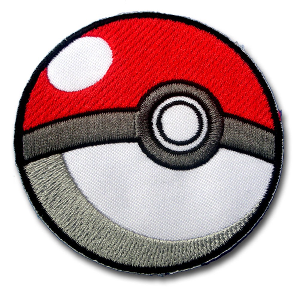 Pokeball Pokemon Patch Embroidered Iron on Patches Badge | Shopee Thailand
