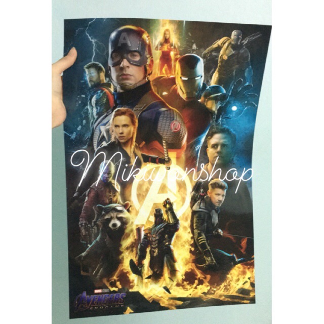Poster Avengers Endgameลายใหม่ | Shopee Thailand