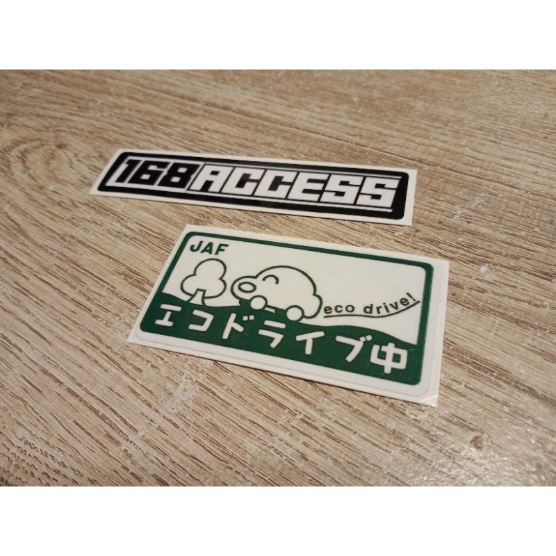 สติ๊กเกอร์ JAF Eco Drive JDM Japan Sticker ขับขี่ปลอดภัย | Shopee Thailand