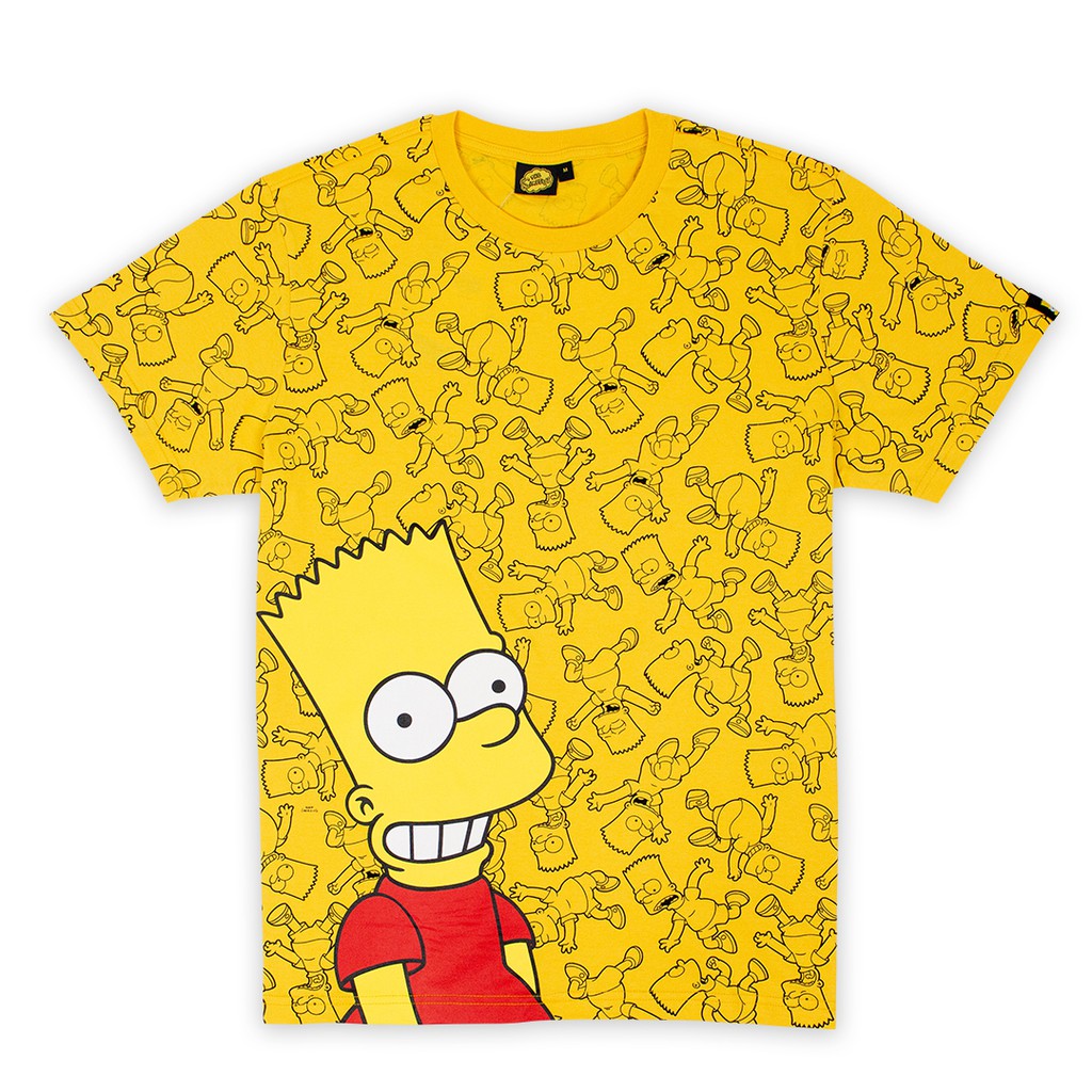 The Simpsons Men T-shirt เสื้อยืดผู้ชายเดอะซิมป์สัน | Shopee Thailand