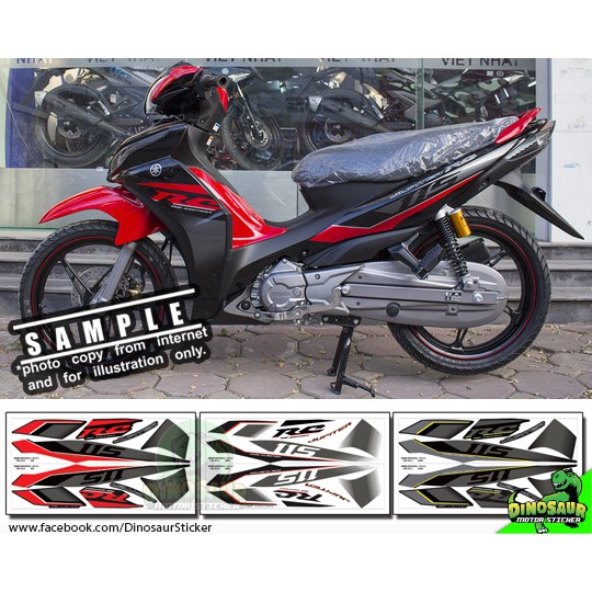 สติ๊กเกอร์ Yamaha Jupiter RC 115 (lagenda 115Fi 011) Gred A | Shopee ...