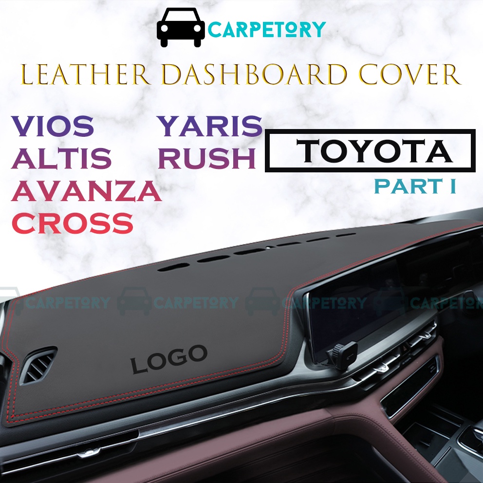 Toyota Corolla Cross Vios Altis Yaris Rush Avanza NCP Leather Dashboard ...