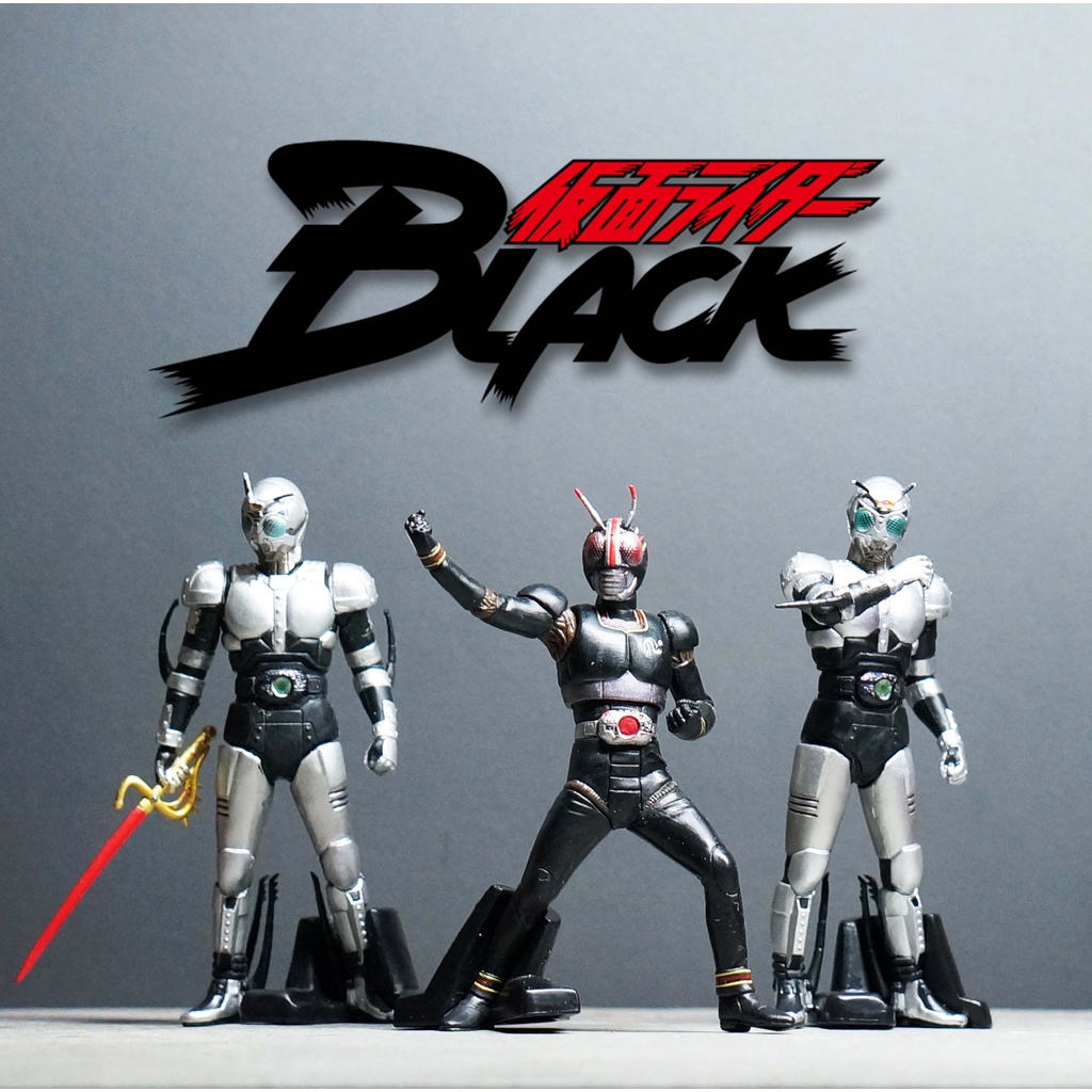 Bandai DG Kamen Rider Showa Black Shadowmoon Shadowmoon Ver.2 เหมา 3 กาชาปอง คาเมนไรเดอร์ ...