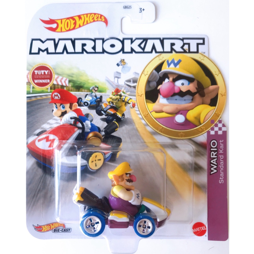 Hot Wheels 987N-GBG25 Mario Kart Wario Standard Kart | Shopee Thailand