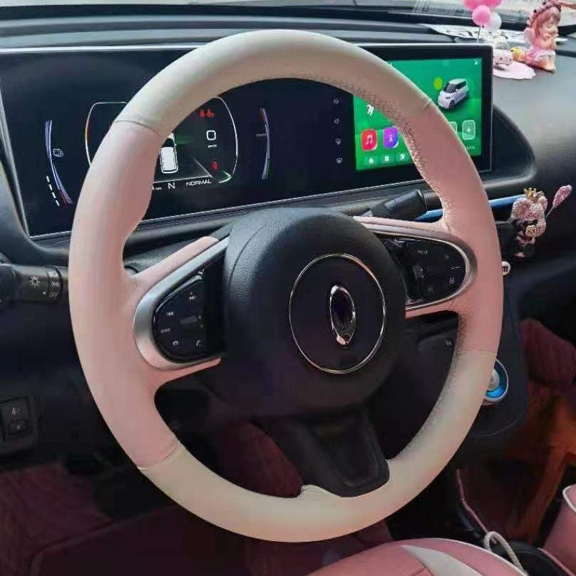 Ora R1 black cat R2 white cat พิเศษ มือจับเย็บปกหนัง หุ้มพวงมาลัย ...