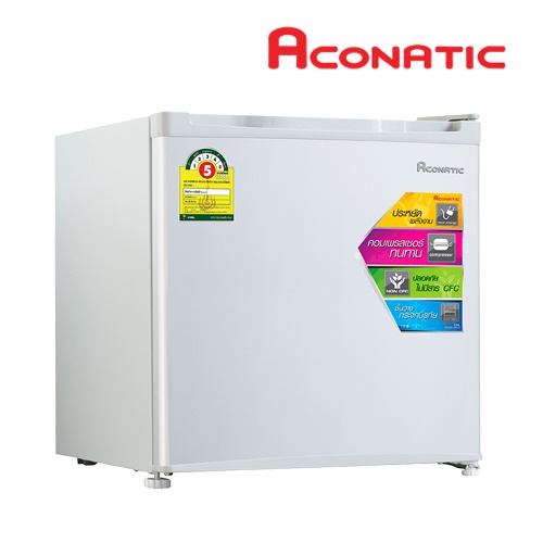 Aconatic ตู้เย็น Mini bar AN-FR468 (Silver) ขนาด 1.7คิว ความจุ 46.8 ...