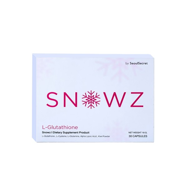 SnowZ Gluta สโนว์ซ กลูต้า 30 แคปซูล 1 กล่อง ของแท้ | Shopee Thailand