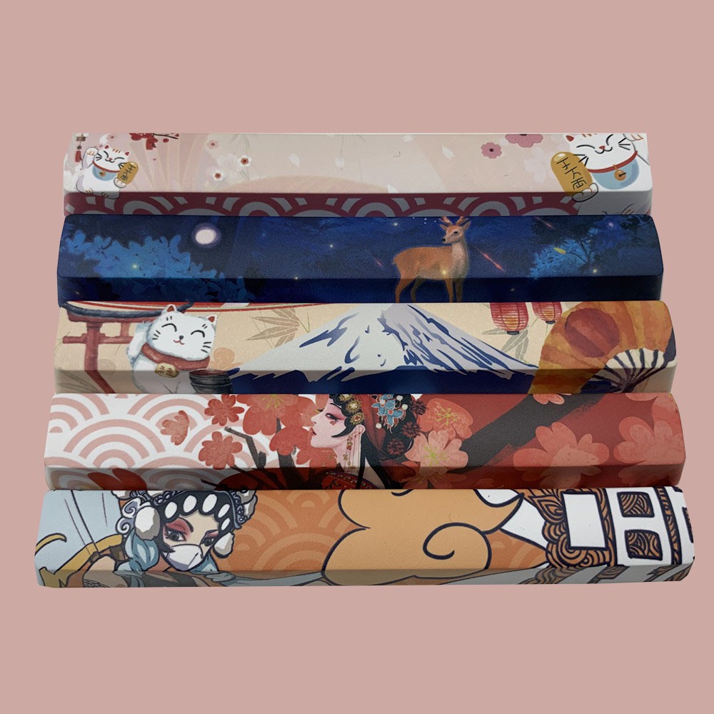 GPlanet Spacebar Keycap OEM Profile 6.25U PBT 5-Sided Dye Sublimation ...