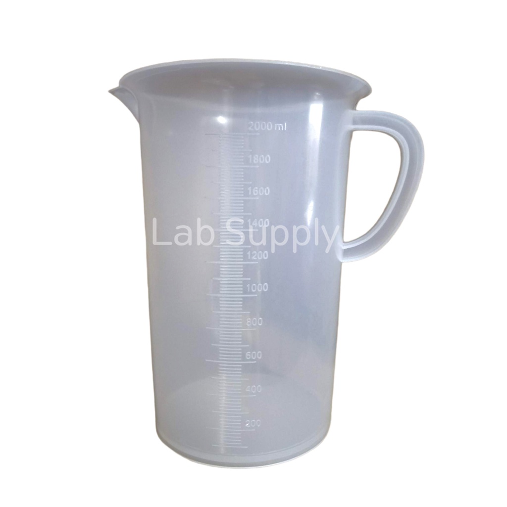 Polylab_บีกเกอร์พลาสติก มีหูจับ 500, 1000, 2000 ML. Measuring Jug ...