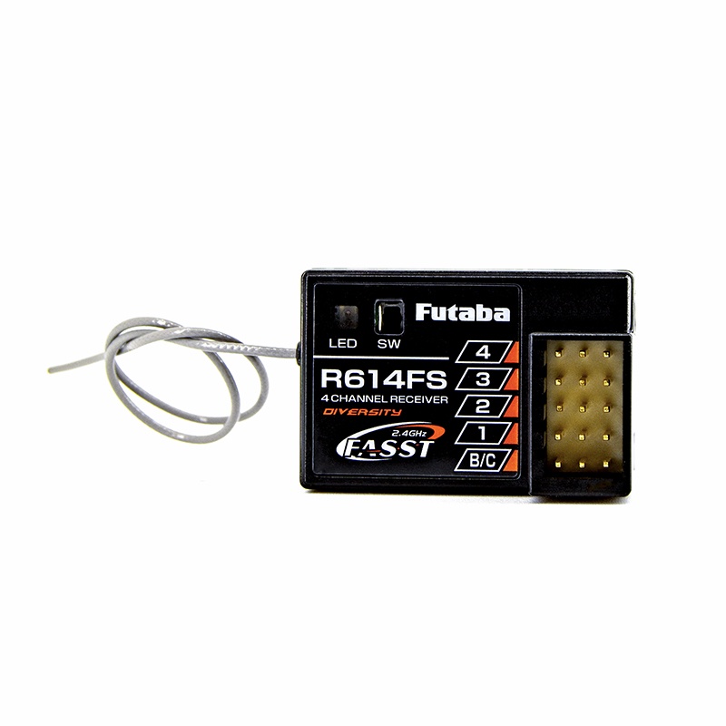 FUTABA R614FS FASST 2.4 GHz System 4-FASSTChannel Receiver (2.4 GHz ...