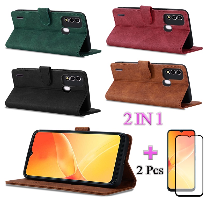 2 IN 1 ITEL P37 ITEL Vision 2S P651L P651W กระเป๋าสตางค์ซองหนังพลิกเคส ...