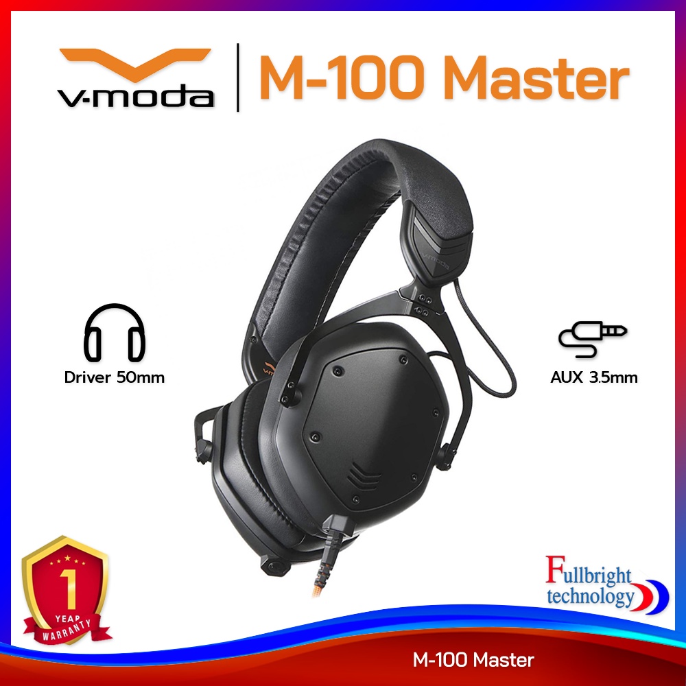 V-Moda รุ่น M-100 Master กับ M-200 Studio Full-Size Headphone รับประกันศูนย์ไทย 1 ปี | Shopee ...