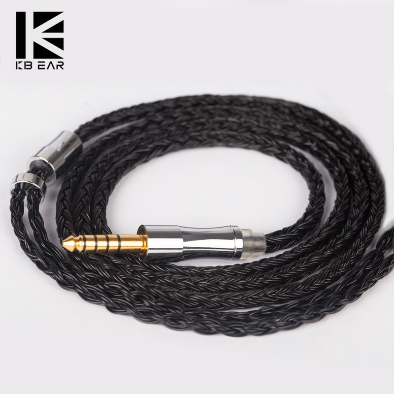 KBEAR Show 24 Core 5N Silver Plated OFC Upgrade Cable 336 Strands 2.5mm/3.5mm/4.4mm Plug Widely ...