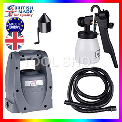 เครื่องพ่นสีพกพา 400w. EARLEX HV1900 พ่นสีมินิ HLVP SPRAY STATION HV ...