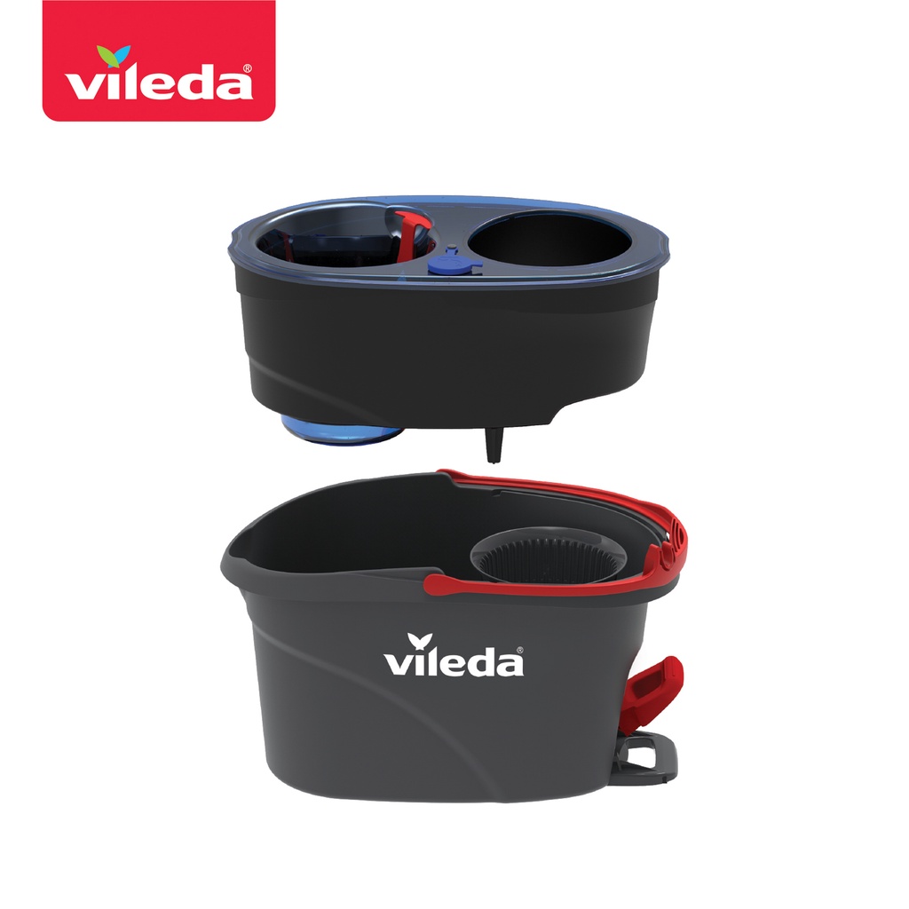 [ถังแยกน้ำดี/น้ำเสีย]Vileda H2Pro Spin Mop/Rinse Clean - วิเลดา ถังปั่น ...