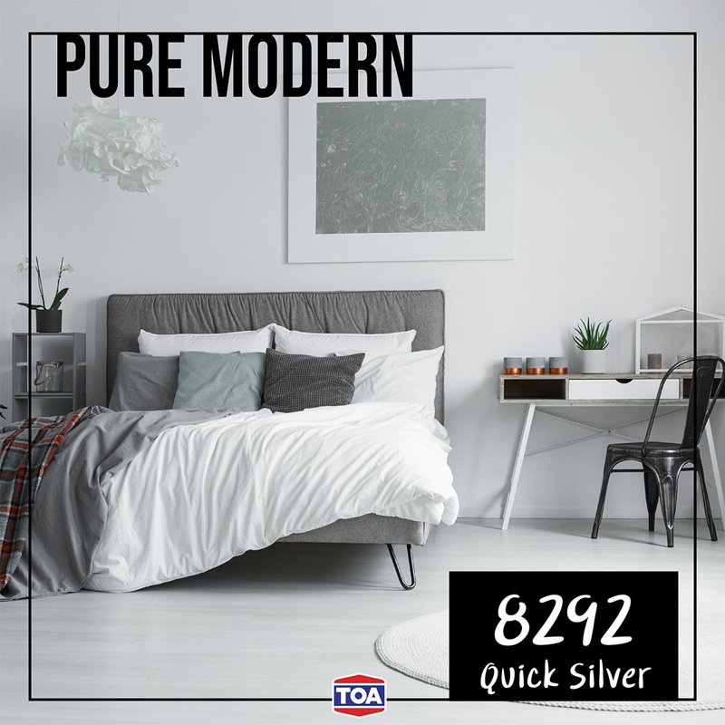 TOA Organic Care เฉดสีขาว เนียน กึ่งเงา มินิมอล ขนาด 3 ลิตร สีทาภายใน ...