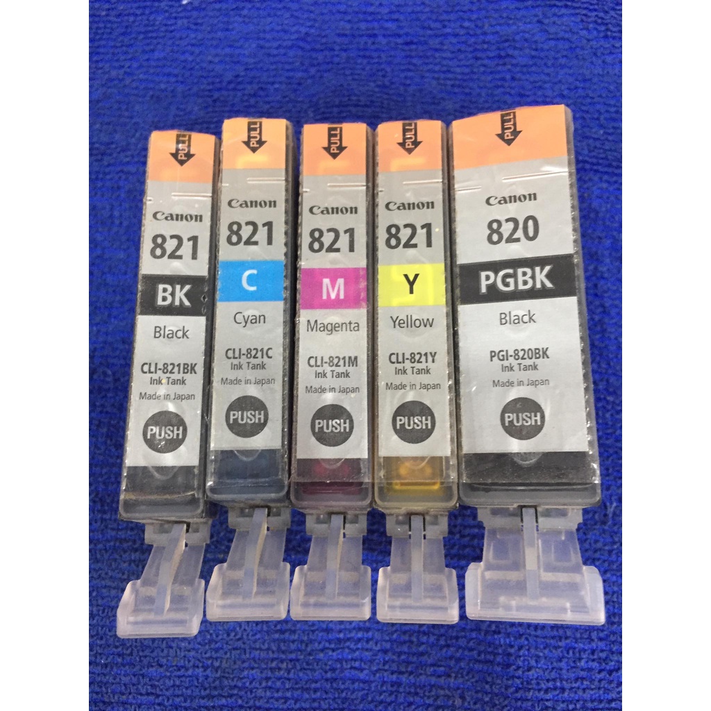 ตลับหมึกCanon 820+821c 821m 821y 821bk (5สี) (nobox) | Shopee Thailand