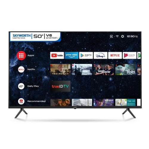 SKYWORTH 50 นิ้ว Android 10 TV 4K รุ่น 50V6 | Shopee Thailand