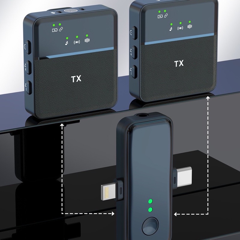 Stream Wireless MicrophoneWith 3in1 Receiver ไมค์ไร้สายสำหรับไลฟ์สด 3 ...