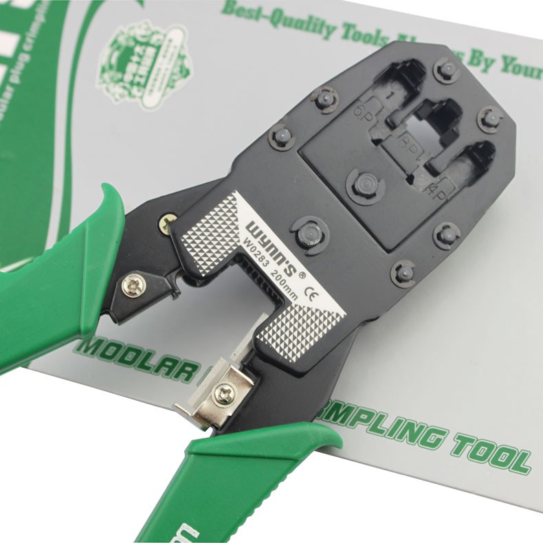 WYNN'S คีมย้ำ-ตัดสายโทรศัพท์ W0283 200mm 4P/6P/8P Clamp Cable Plier ...