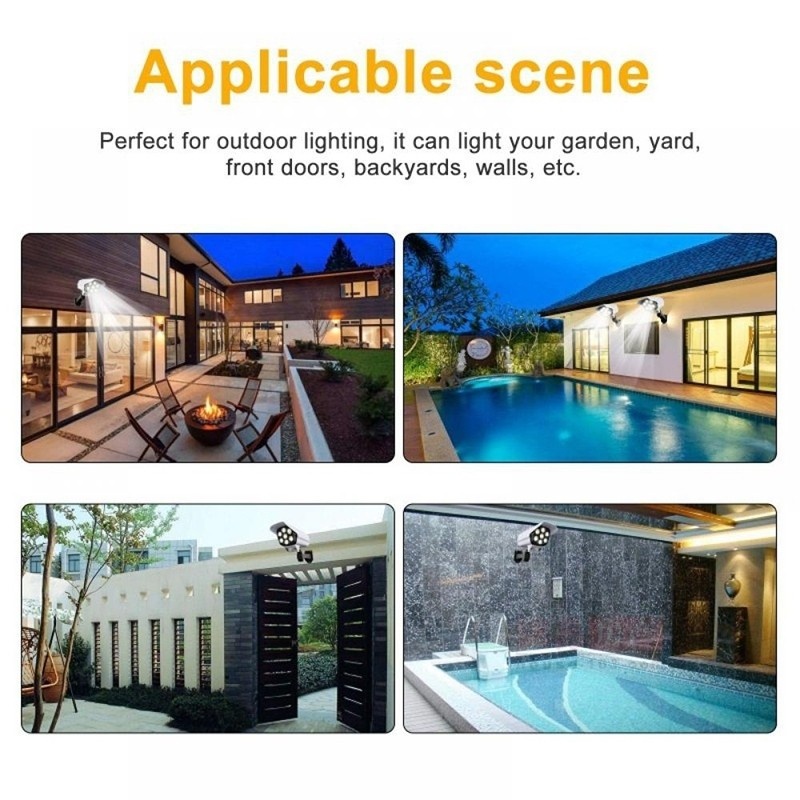 ไฟพลังงานโซล่าร์เซลล์ ทรงกล้องวงจรปิด JIANLIPS SOLAR SENSOR LIGHT 77 ...