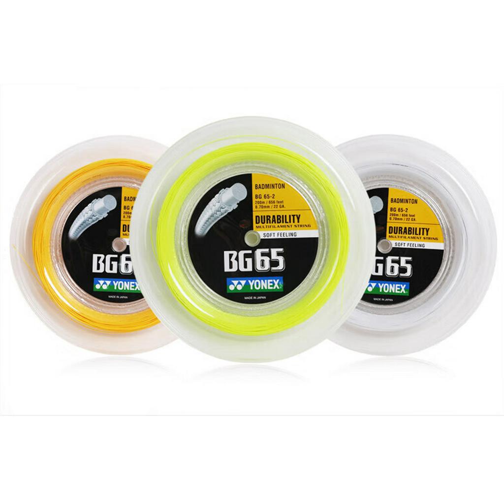 [จํากัดเวลาจัดส่งฟรี] Yonex BG 65 200m BG 65 สายแบดมินตัน ขนาดใหญ่ ทนทาน | Shopee Thailand
