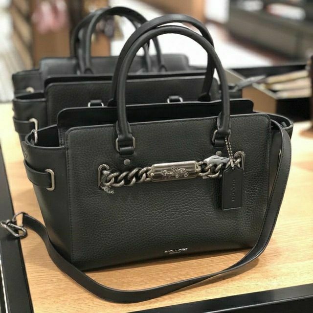 แท้!!Coach กระเป๋า swagger รุ่น BLAKE CARRYALL 25 COACH F31525 ขนาด12 ...